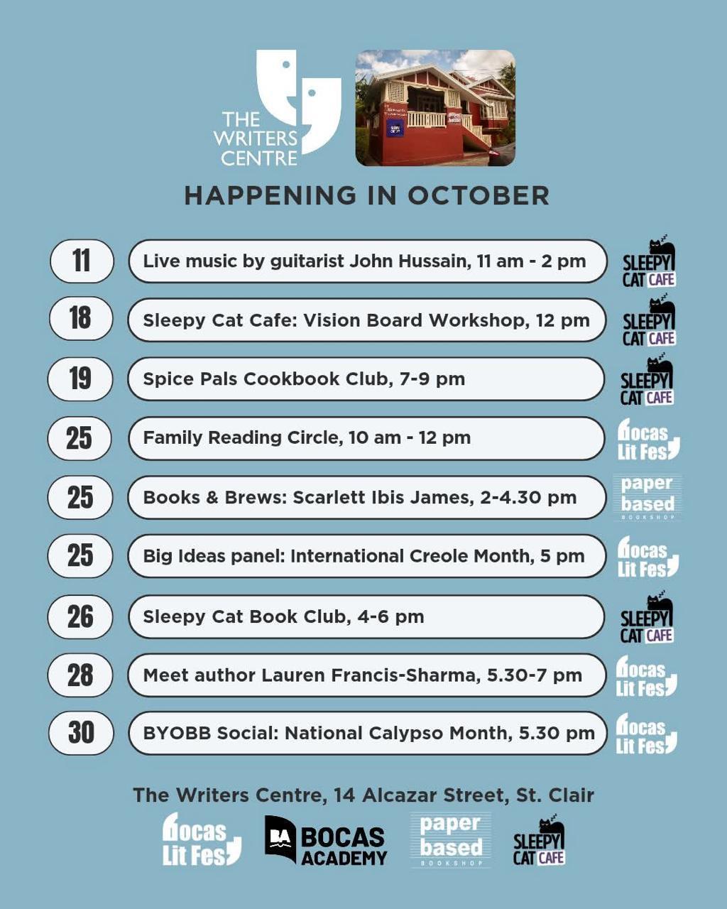 October Events at The Writers Centre: Your Creative Hub in St. Clair ...