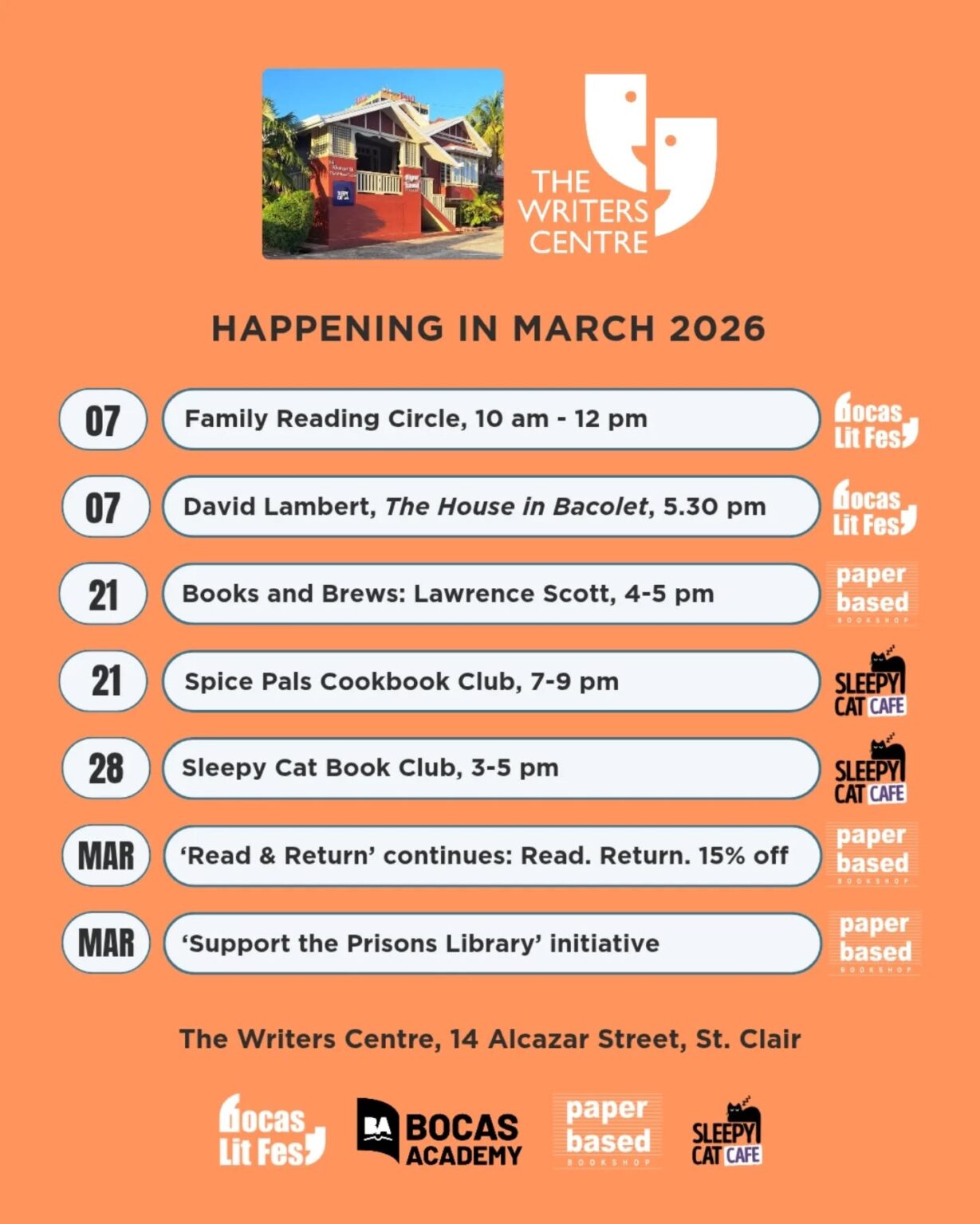 March Events at The Writers Centre: Your Creative Hub in St. Clair ...